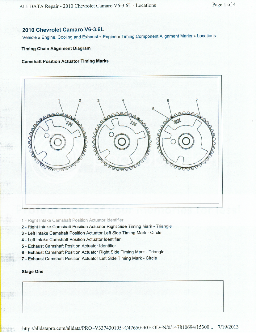 timing chain help please | Cadillac Owners Forum