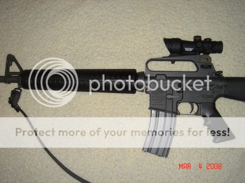 Colt AR15 A2 Sporter Match HBAR w/ACOG TAO1 Scope "PRICE REDUCED ...