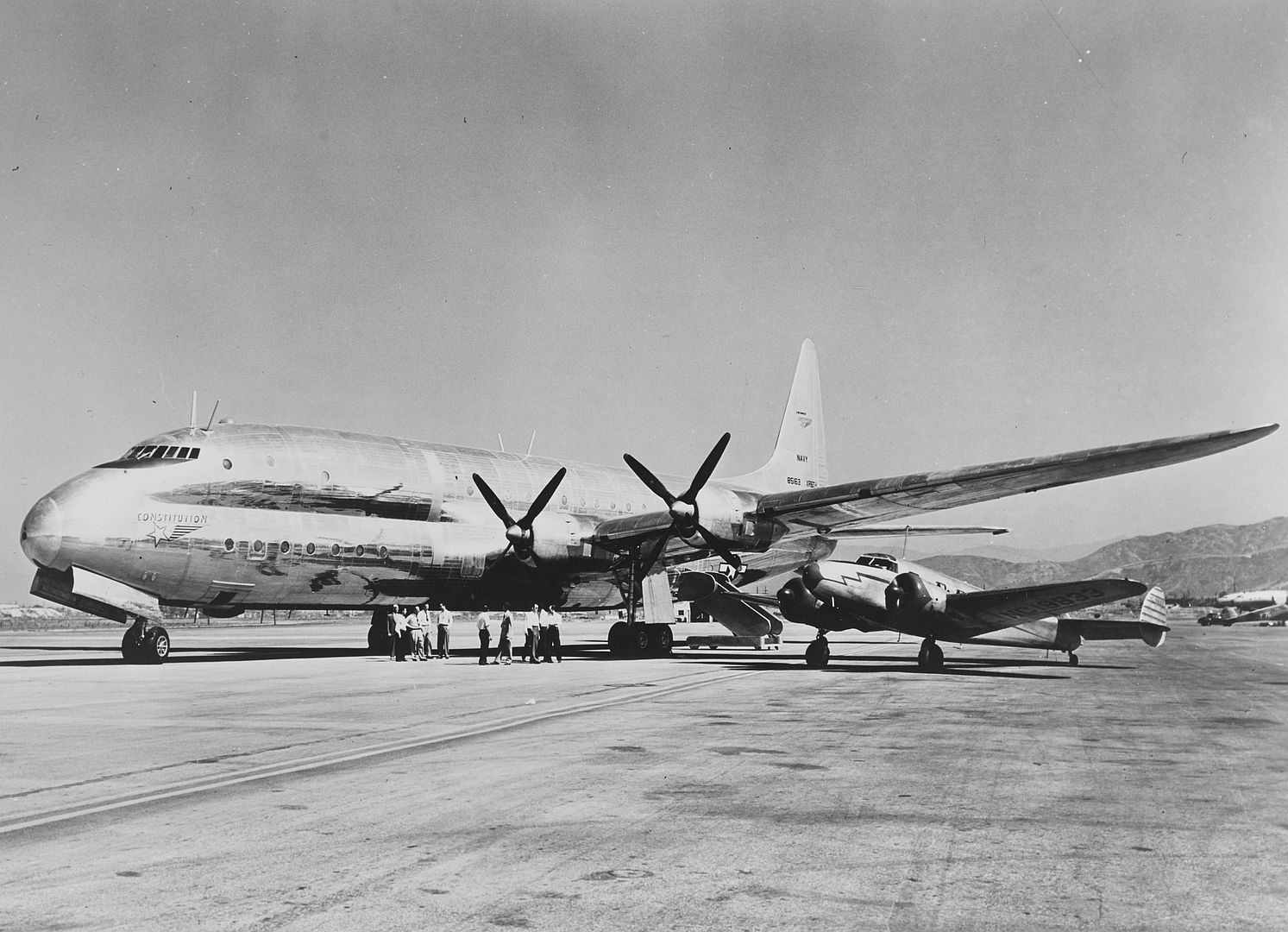 Lockheed R6V Constitution / USAAF / USN Library / Forums - Axis and ...