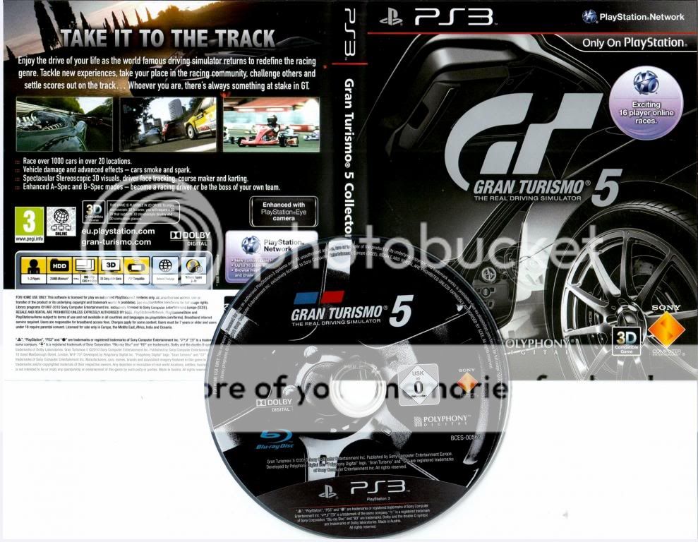 GT5 Retail Disc and box pictures?! | PlayStation Universe